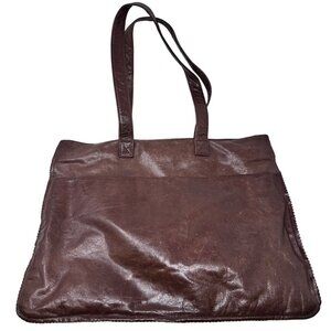 latico | Bags | Latico Leather Tote Shoulder Work Bag Chocolate Brown ...